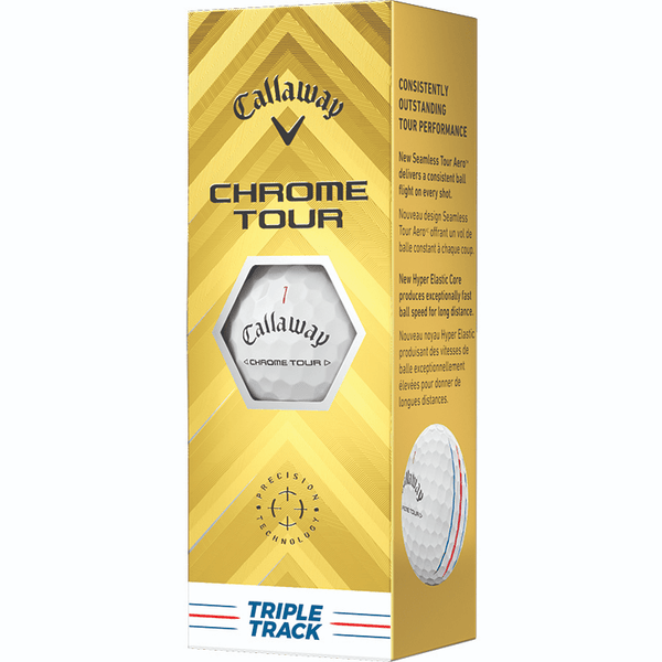 Callaway - Custom Chrome Tour Triple Track White Box Dozen – Threadfellows