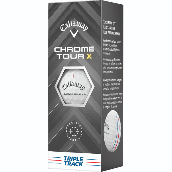 Callaway - Custom Chrome Tour X Triple Track White Box Dozen ...