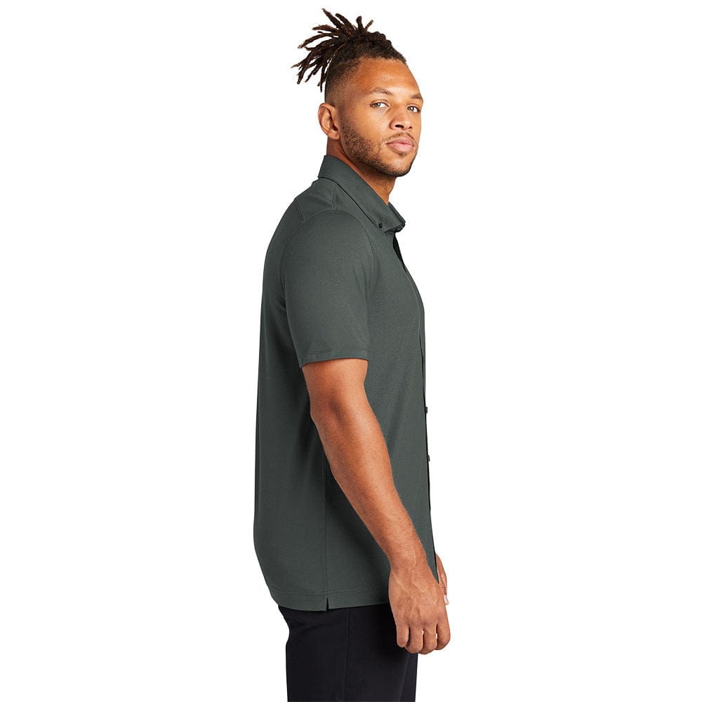 Mercer+Mettle - Men's Stretch Pique Full-Button Polo – Threadfellows