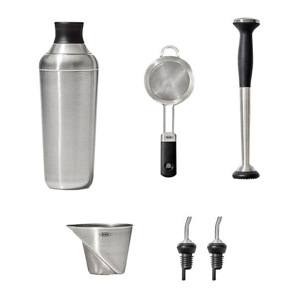 OXO - Steel 6-piece Barware Set – Threadfellows