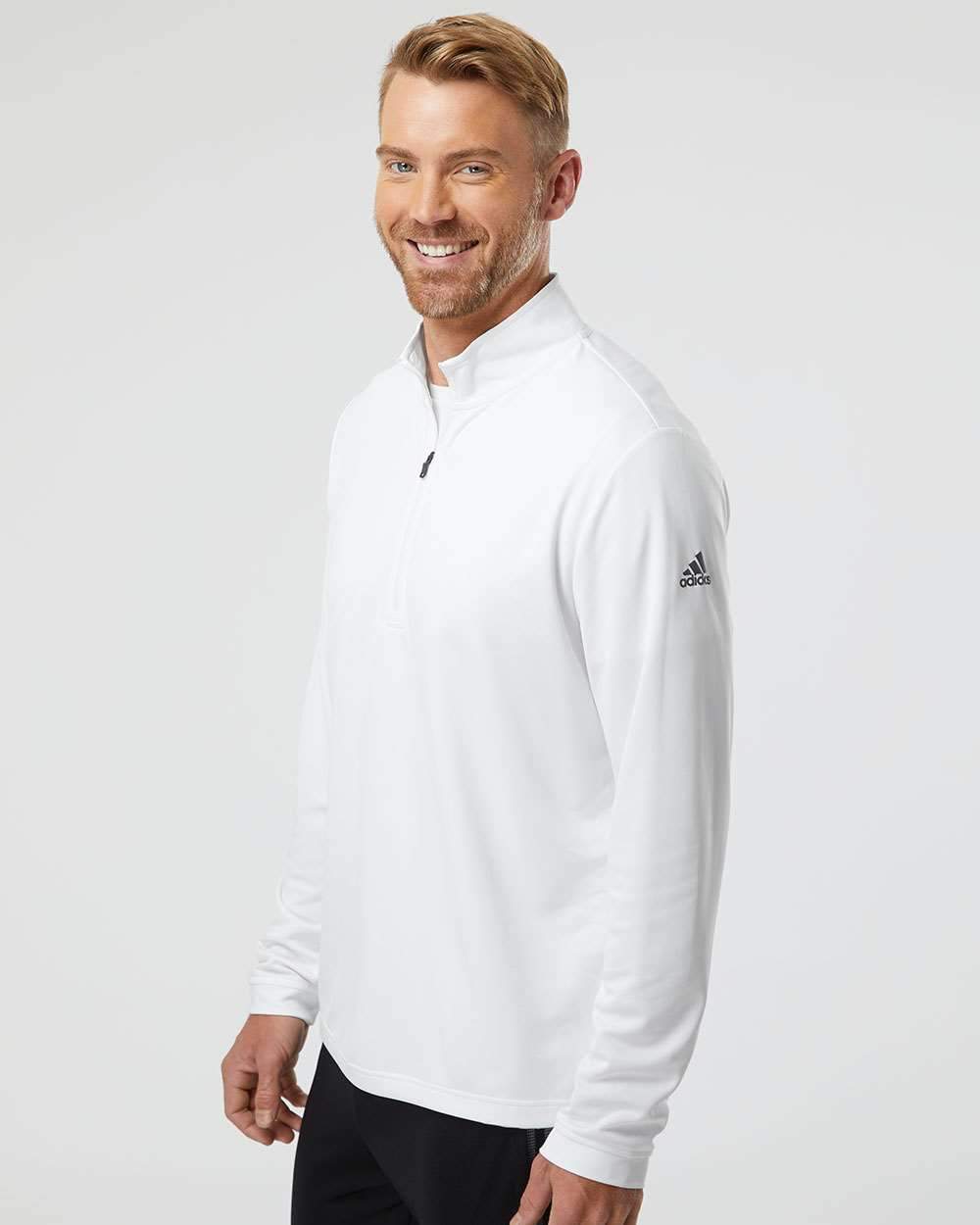 adidas - Men's Lightweight UPF Quarter-Zip Pullover – Threadfellows